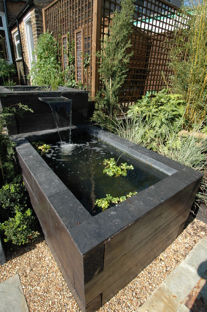 raised sleeper pool - Contemporary - Garden - London - by Earth Designs ...