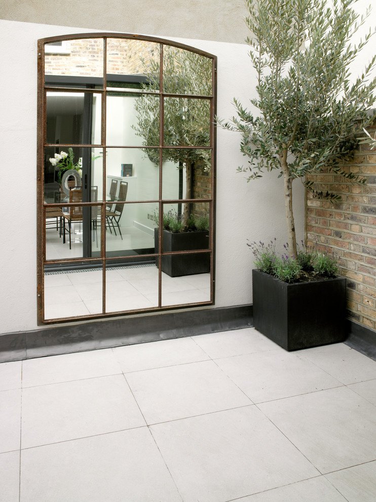 Rear courtyard terrace - Mediterranean - Landscape - London - by Lex ...