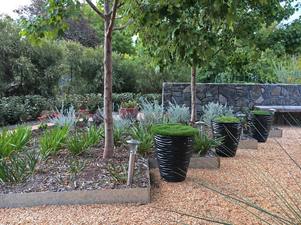 Retirement Garden Renovation - Contemporary - Landscape - Canberra ...