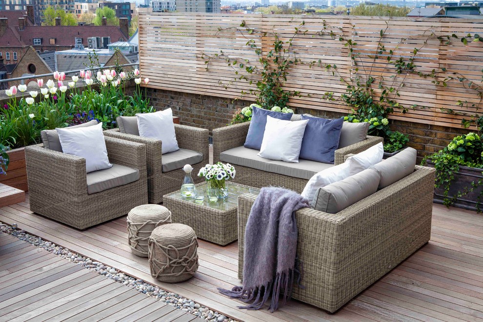 Roof terrace near Tower Bridge, London - Contemporary - Landscape ...