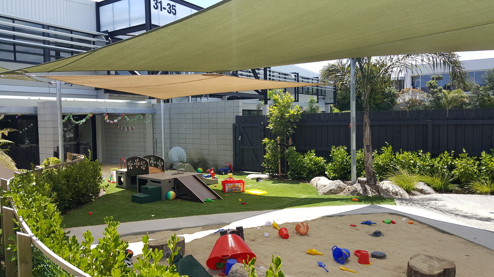 Shade Sails over Playgrounds - Contemporary - Garden - Auckland - by ...