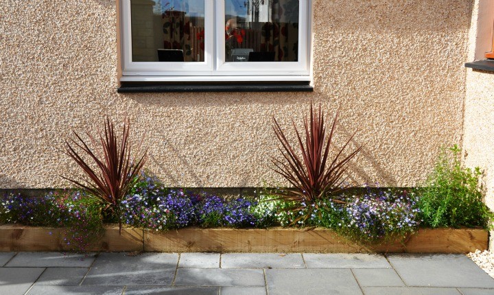 Simple timber planter to add texture and interest. - Traditional ...