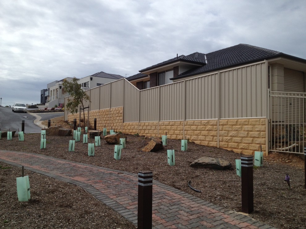 Sleeper Retaining Walls - Modern - Landscape - Adelaide - by Adelaide ...