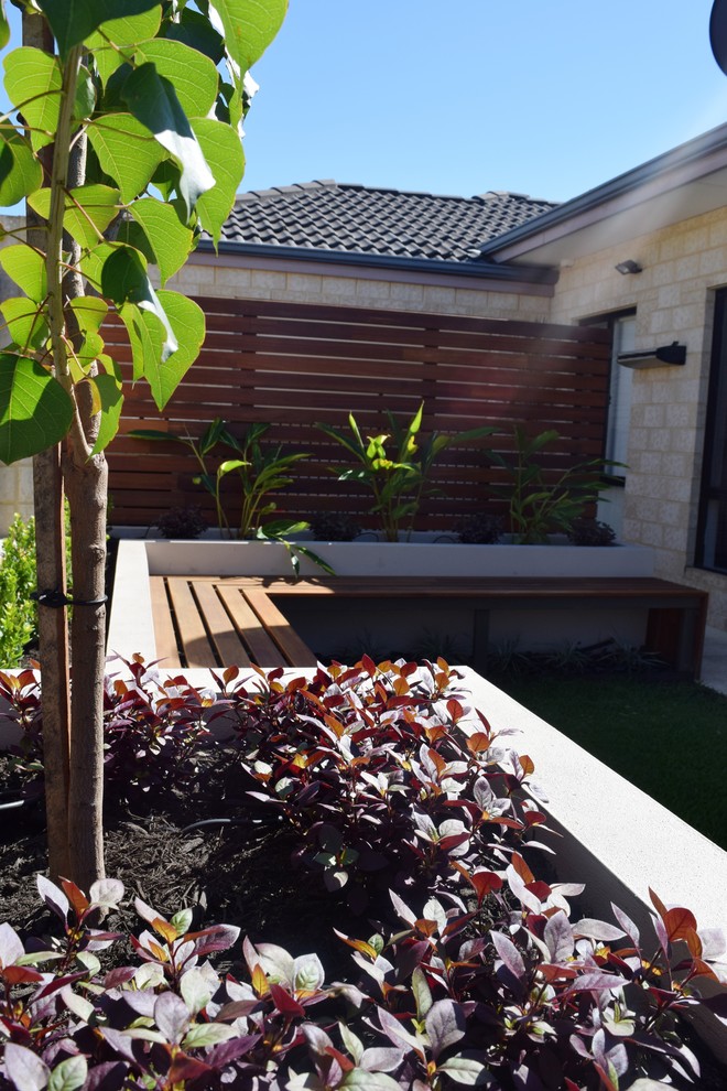 Small Space Back Garden Makeover - Contemporary - Landscape - Perth ...