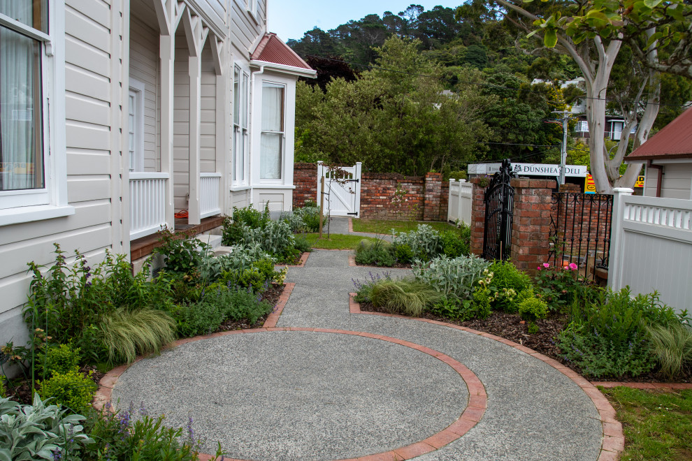Spring garden - View from circular terrace - Farmhouse - Landscape ...