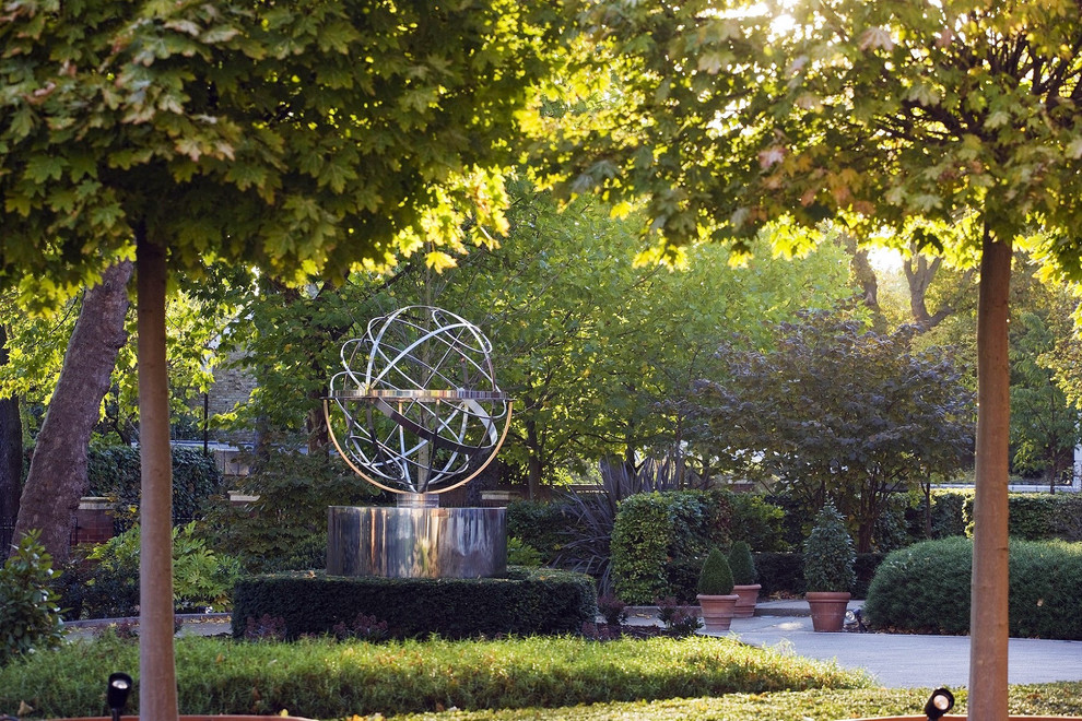 Sundial and water feature - Eclectic - Landscape - London - by David ...