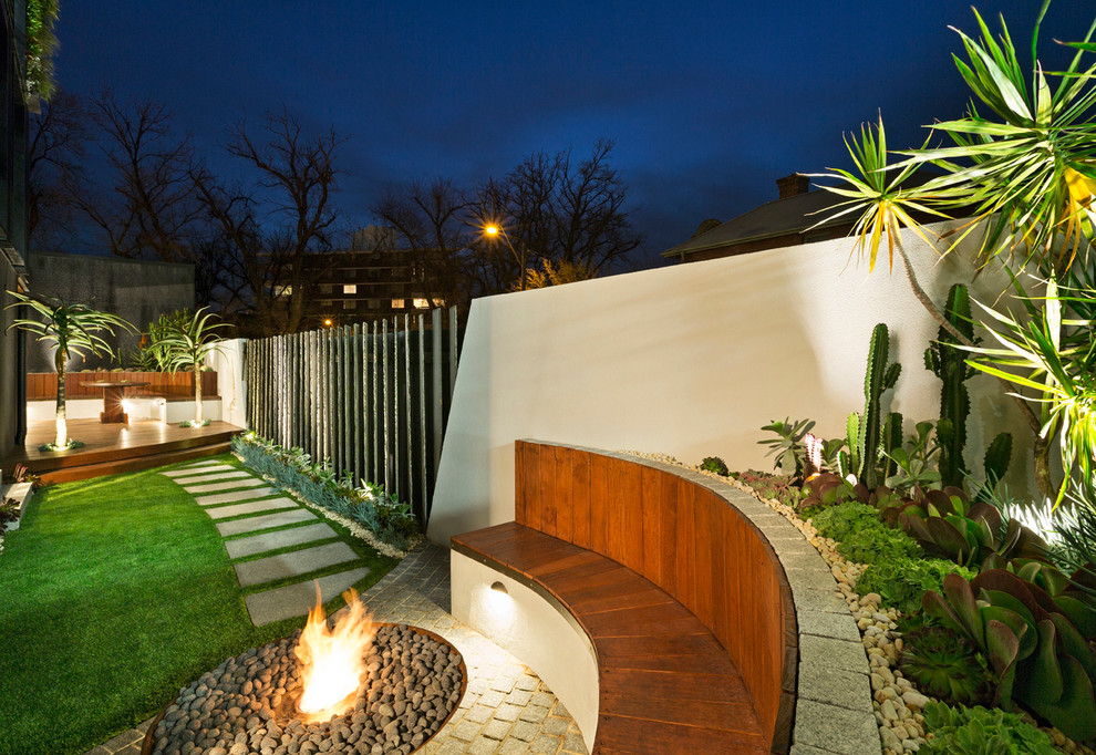 The Block TV show South Melbourne - Contemporary - Landscape ...