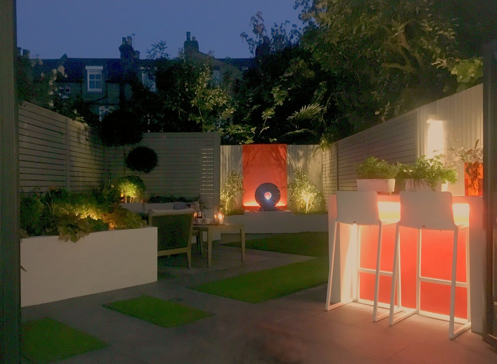 The garden transformed at night. - Contemporary - Garden - London - by ...