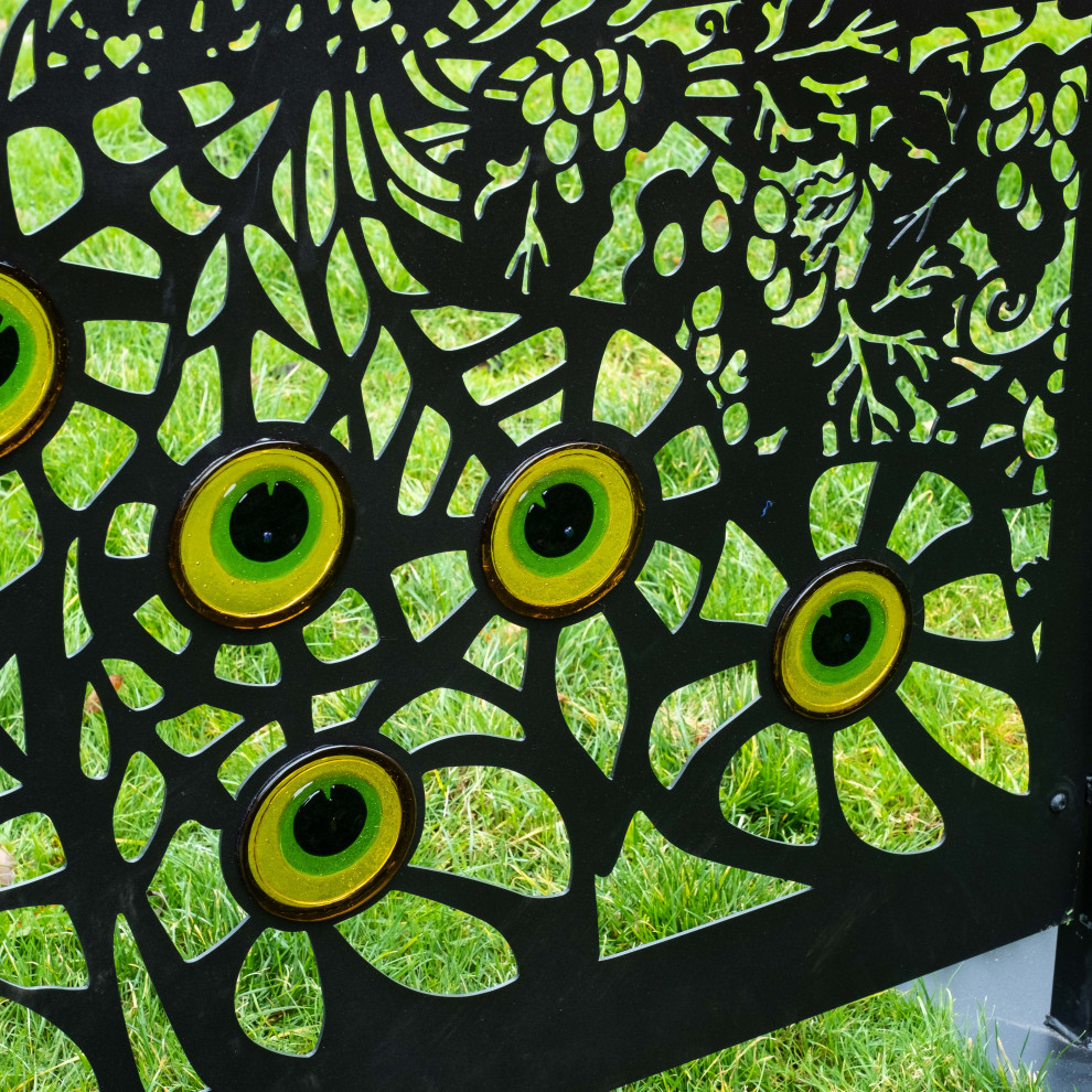 The Peacock Fence Panels / Patio Screens - Craftsman - Jardin ...