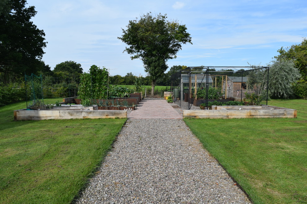 Traditional vegetable garden with a modern twist - Rustic - Landscape ...