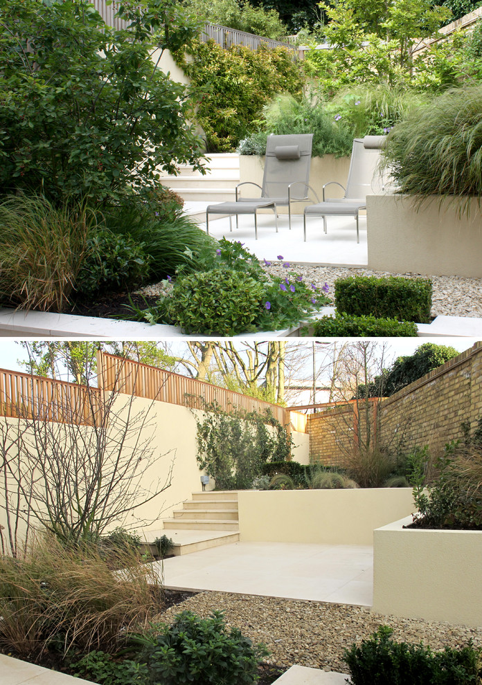 Triangular garden - Contemporary - Garden - London - by Charlotte Rowe ...