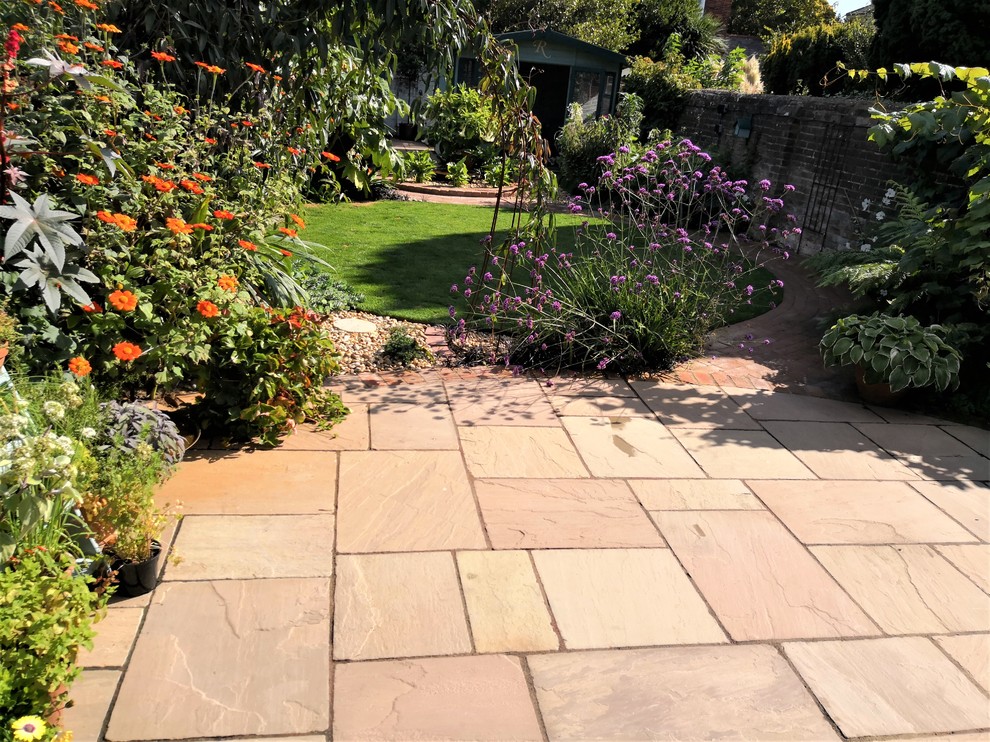 Tumbled Sandstone Terrace - Landscape - Sussex - by Art&Soil Ltd | Houzz