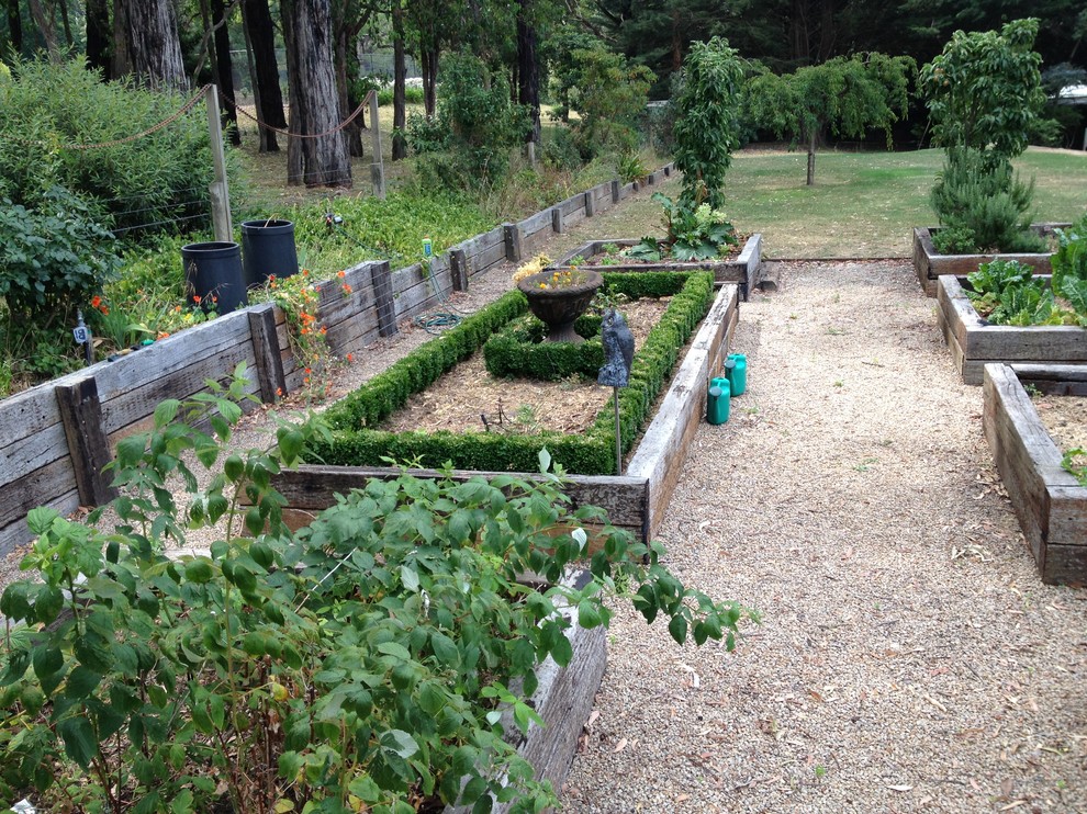 Vegetable Planter Boxes - Rustic - Landscape - Melbourne - by Coastal ...