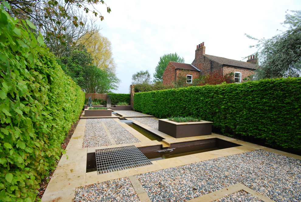 Water Rill Garden, East Riding - Contemporary - Landscape - Other - by ...