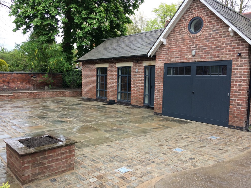Yorkstone/Cobbled Driveway, Didsbury - Traditional - Landscape - Other ...