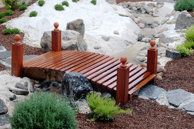 zen garden bridge - Asian - Garden - Melbourne - by garden plus | Houzz AU