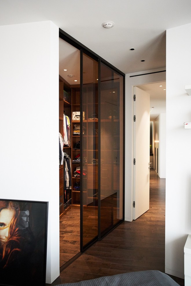 Раздвижные двери S1200 raumplus темная бронза для гардеробной ...