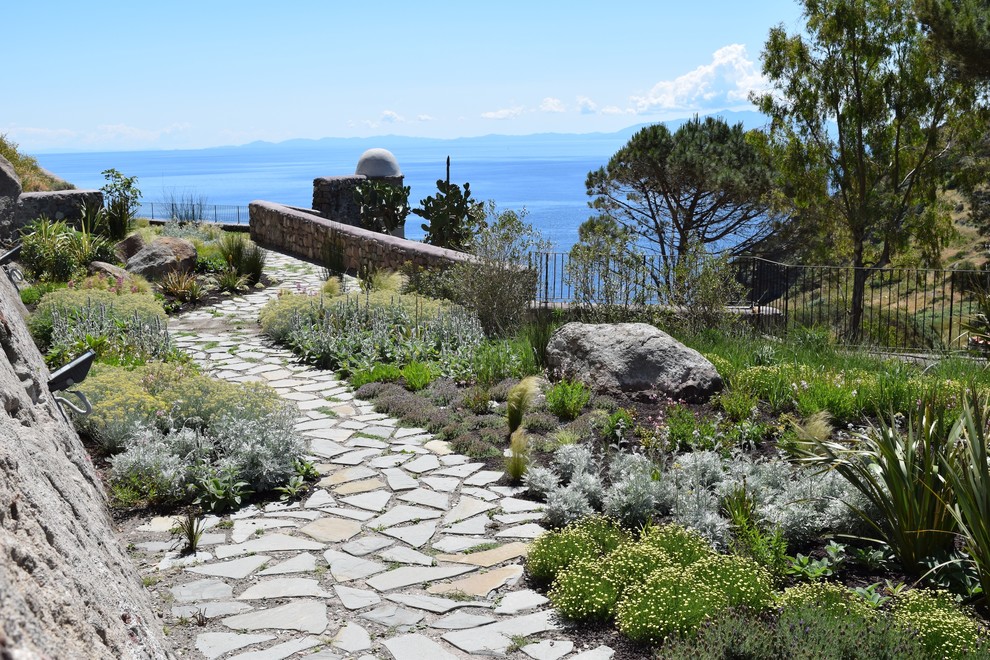 Renaissance fortress garden in Tuscany - Mediterranean - Landscape ...