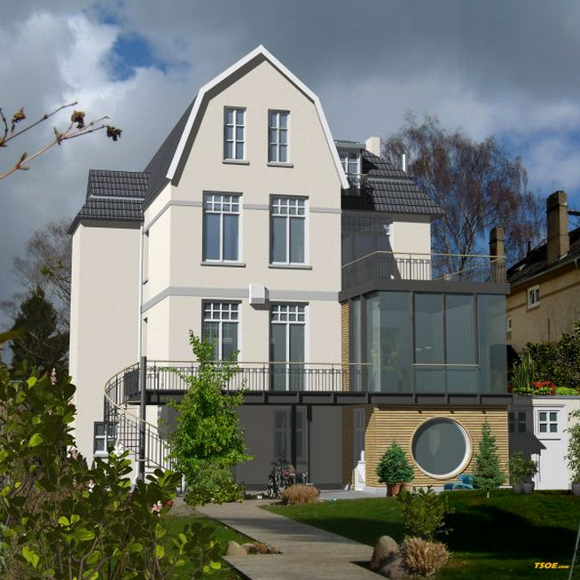 Anbau an Altbau - Contemporary - Exterior - Hamburg - by Stephan Eggers ...