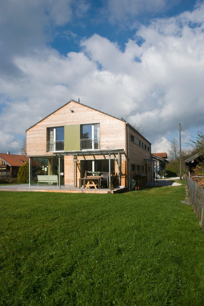 Einfamilienhaus in Holzbauweise Passivhausstandard - Modern - Häuser ...