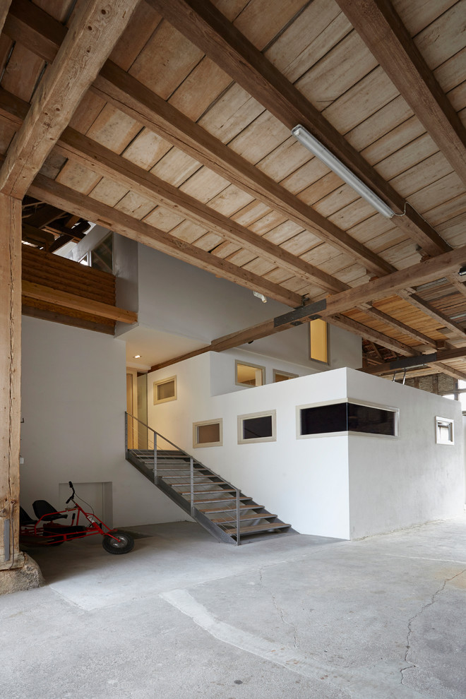 Haus im Haus_Umbau einer Scheune zu Wohnraum - Contemporary - House ...
