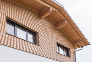 WDVS Fassade / Putz und Lärche - Contemporary - Exterior - Other - by ...
