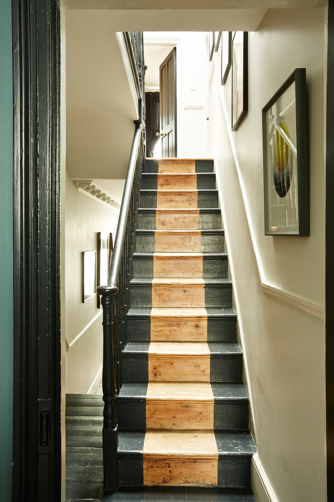 12. Refurbished hall and stair - Eclectic - Staircase - by ARCHEA Ltd ...