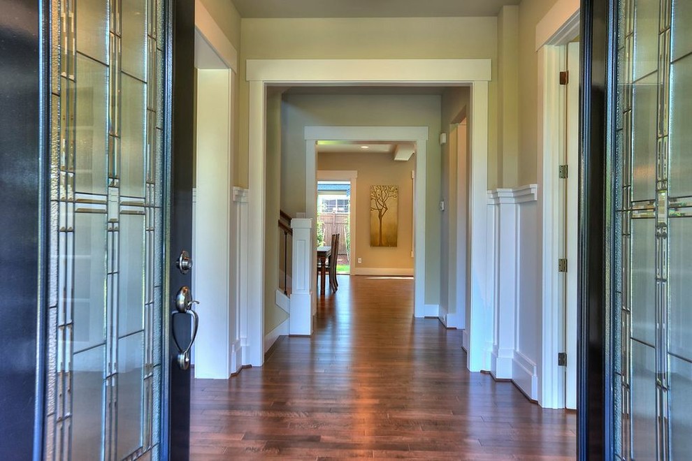 3. Hallway. The Florence Home Design - Contemporary - Hall - Seattle ...