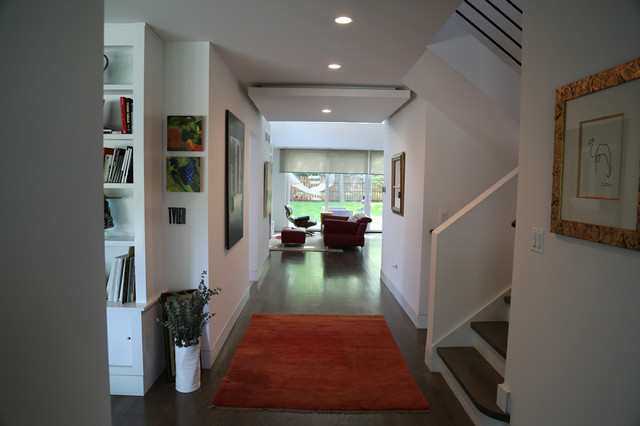A 60's Split-Level Modern Transformation - Modern - Hallway & Landing ...