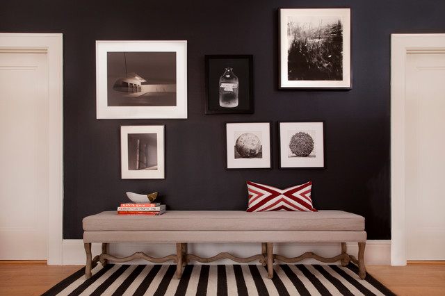 A Dramatic Hallway Makeover - Contemporary - Hallway & Landing - San ...