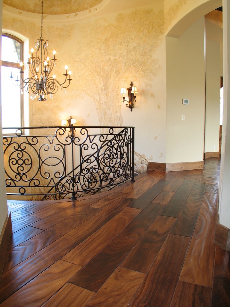 A Great Example of Textured Wood Flooring - Traditional - Hall - Denver ...
