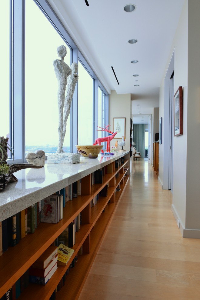 A Hall with a View - Contemporary - Hall - Dallas - by hpd architecture ...