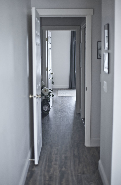 A Modern Townhouse with Traditional Reference - Fusion - Hallway ...