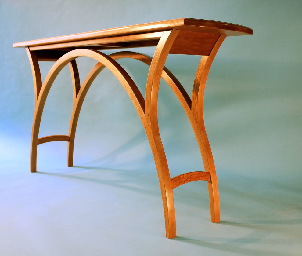 American Cherry Console Table - Contemporary - Hallway & Landing ...