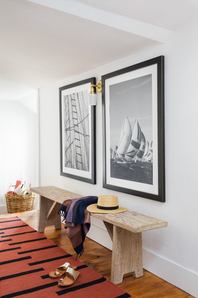 Antique Cotuit - Beach Style - Hall - Boston - by Design № Five | Houzz