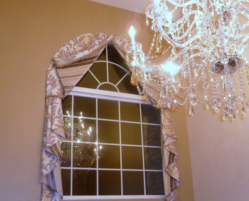 Arched Window Treatment - Traditional - Hall - Other - by Design ...