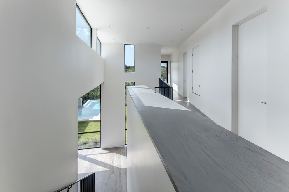 Austin, Texas Modern Home-Alaska White Oak - Modern - Hall - Austin ...