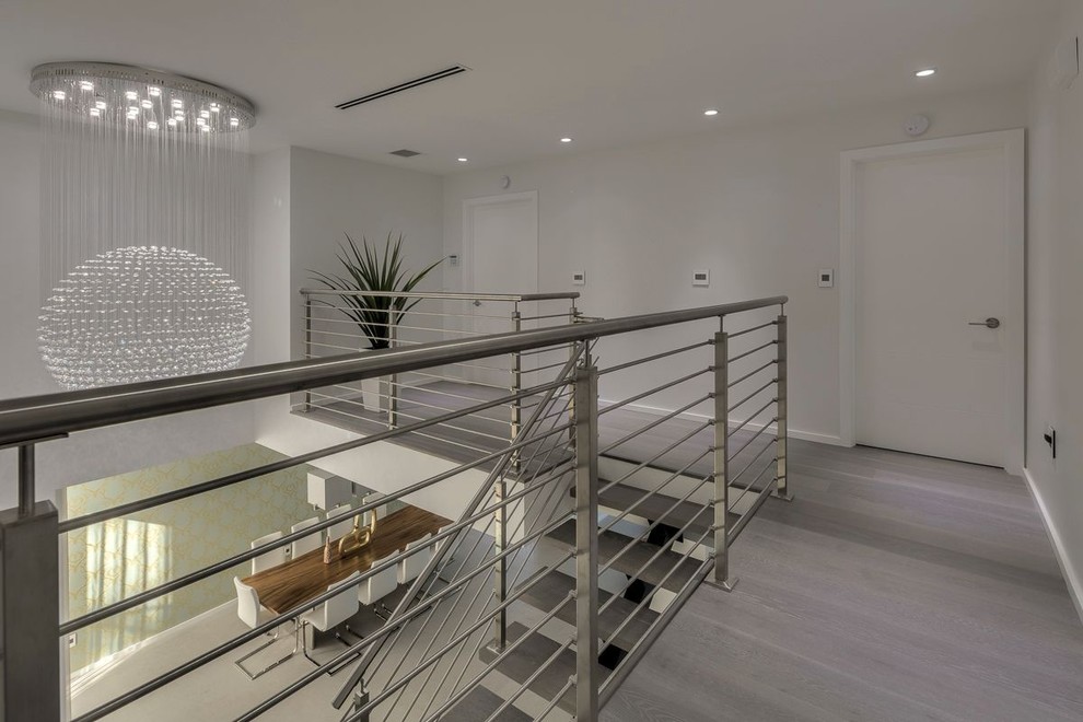 Aventura Lakes - Ultra Modern Design Build - Modern - Hallway & Landing ...
