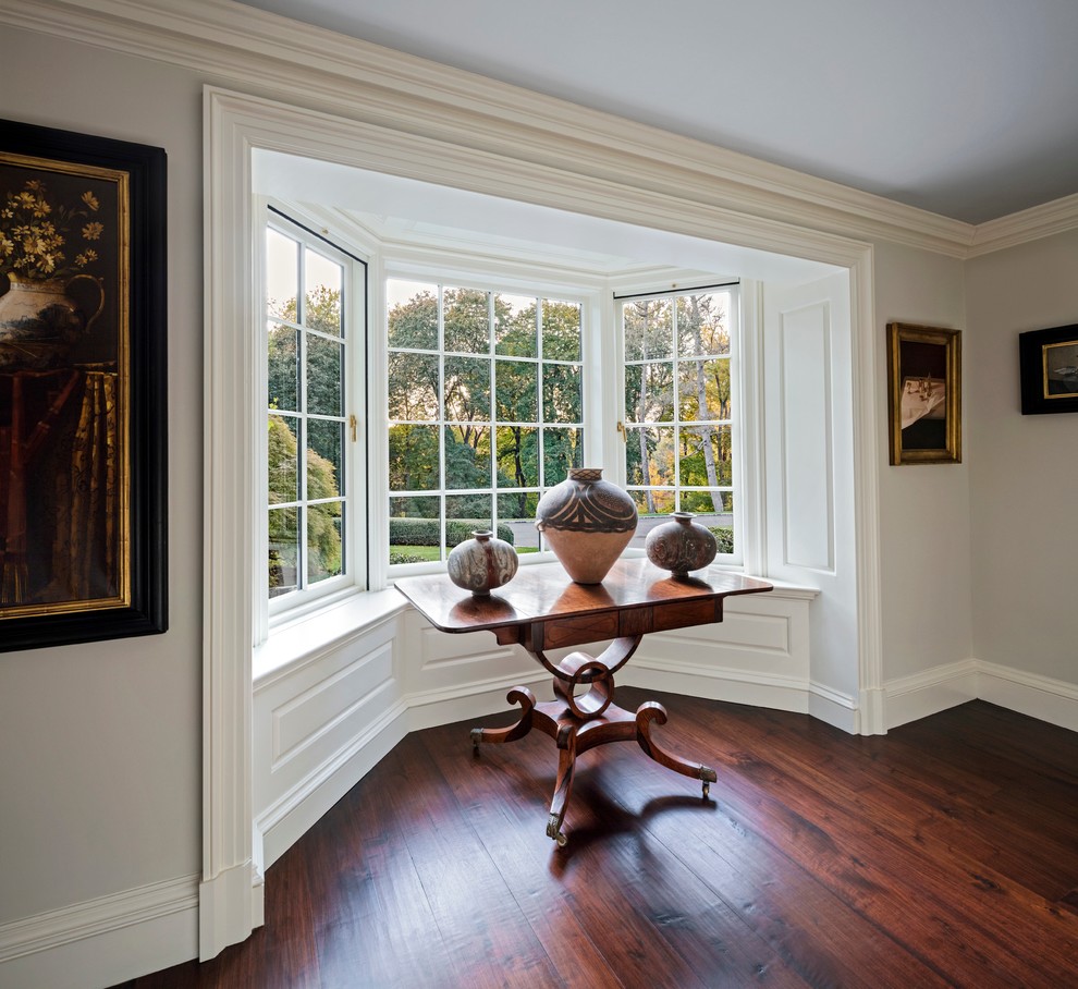 Back Country Pre-War Colonial Renovation - Traditional - Hall - New ...