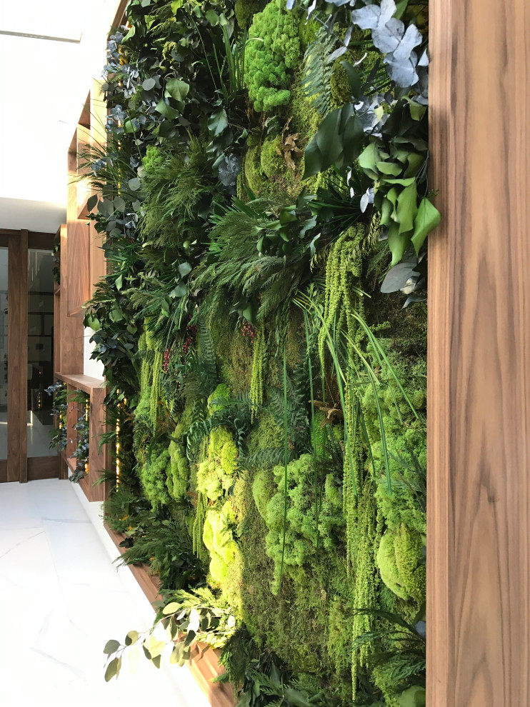 Bespoke Biophilic Preserved Moss Wall Frame - Contemporary - Hall ...