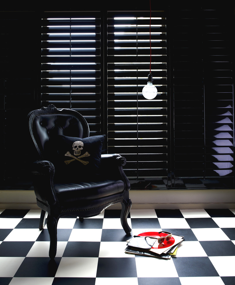 Black Plantation Shutters - Modern - Hall - Perth - by All Shutters and ...