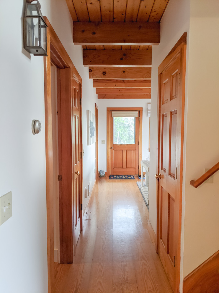 Block Island Renovation - Hallway - Beach Style - Hall - Providence ...