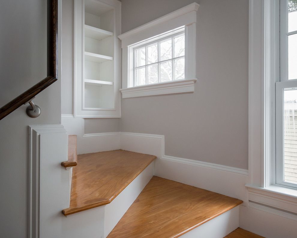 Bright and Airy in Belmont - Traditional - Staircase - Boston - by ...