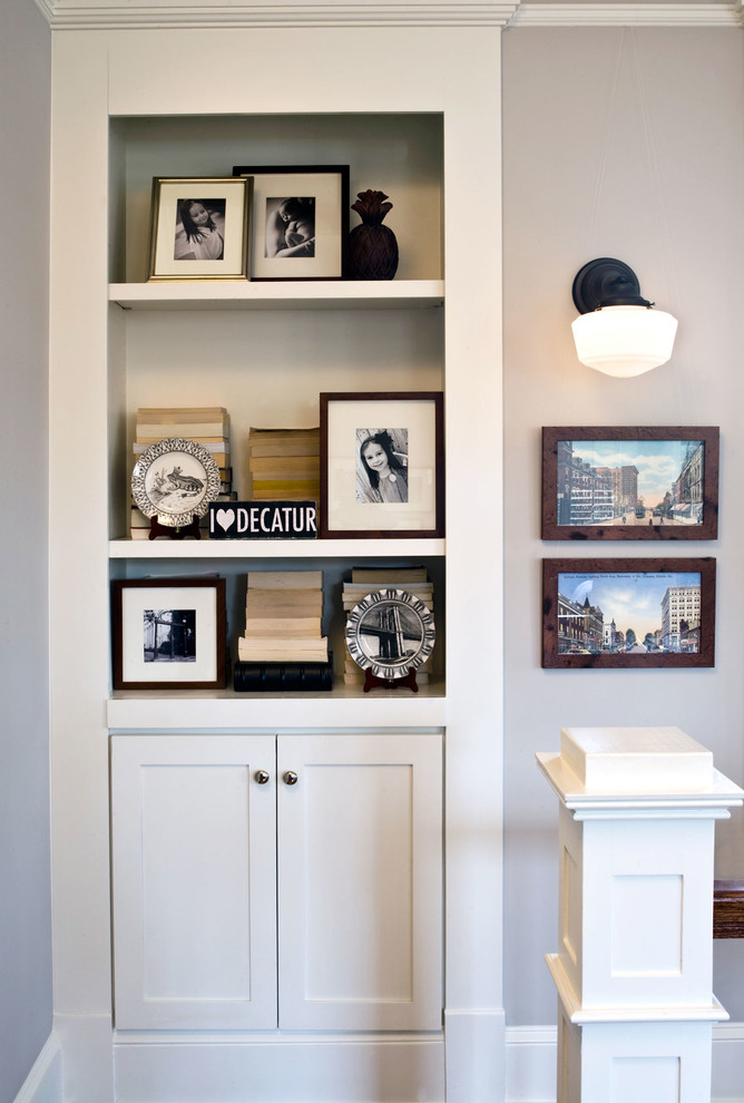 Built-in Bookcase Nook - Traditional - Hall - Atlanta - by Reform inc ...