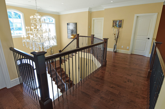 Burnaby French Chateau Style Custom Home - Méditerranéen - Couloir ...