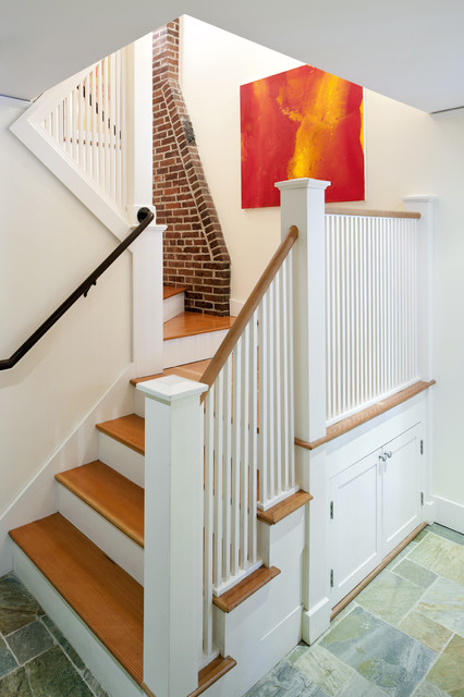 Carpenter Gothic Stair - Traditional - Staircase - Boston - by LDa ...