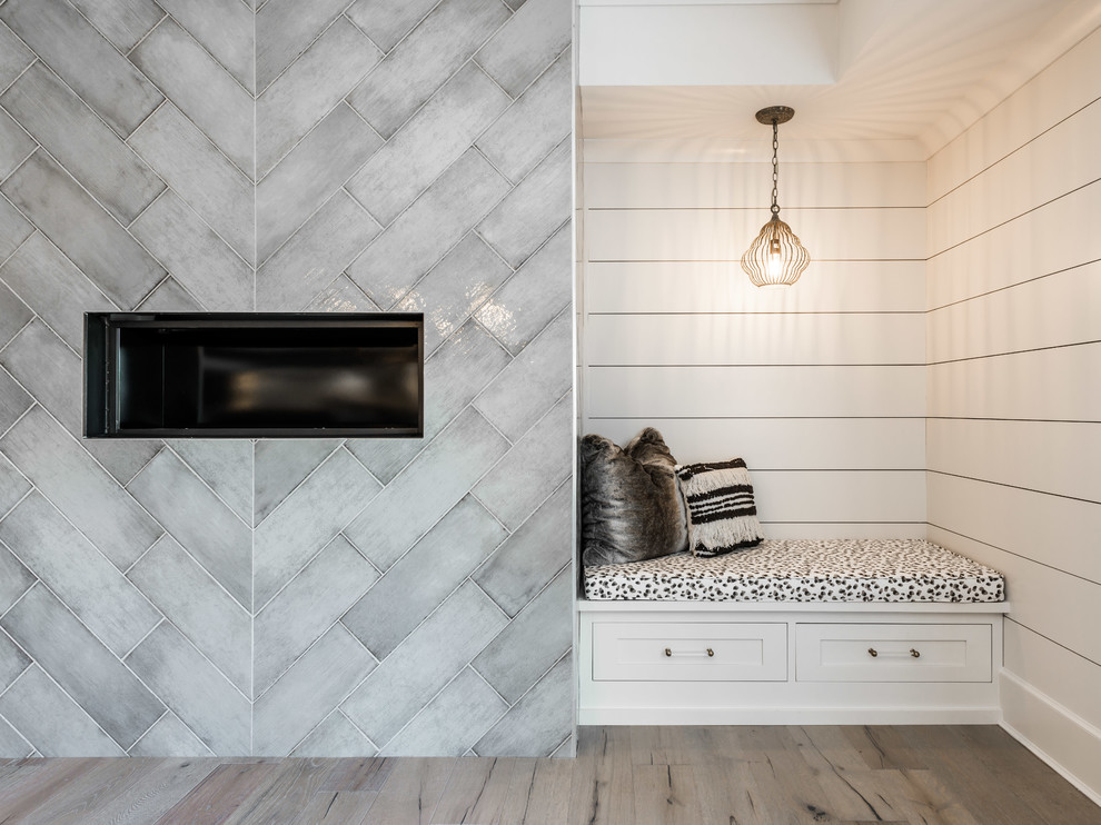 Cavender Basement - Farmhouse - Hall - Atlanta - by Hart & Lock Design ...