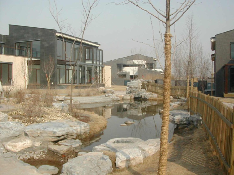 chinese house with landscape - Asian - Hall - Hong Kong - by M&W ...