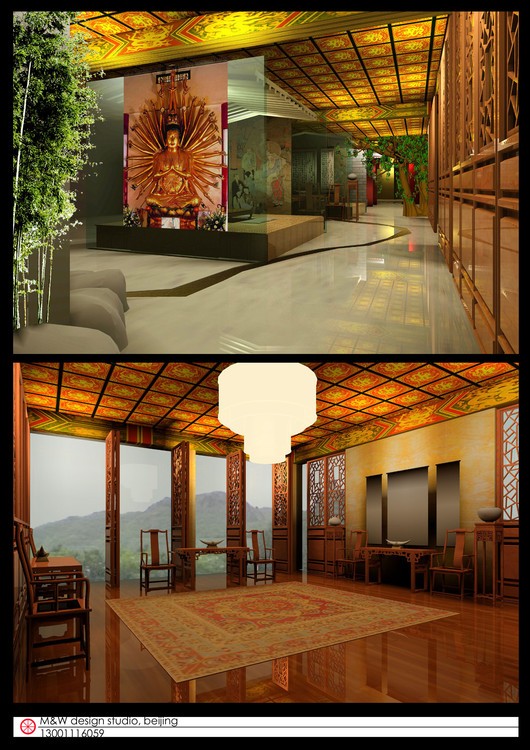 chinese temple - Traditional - Hall - Hong Kong - by M&W interior ...