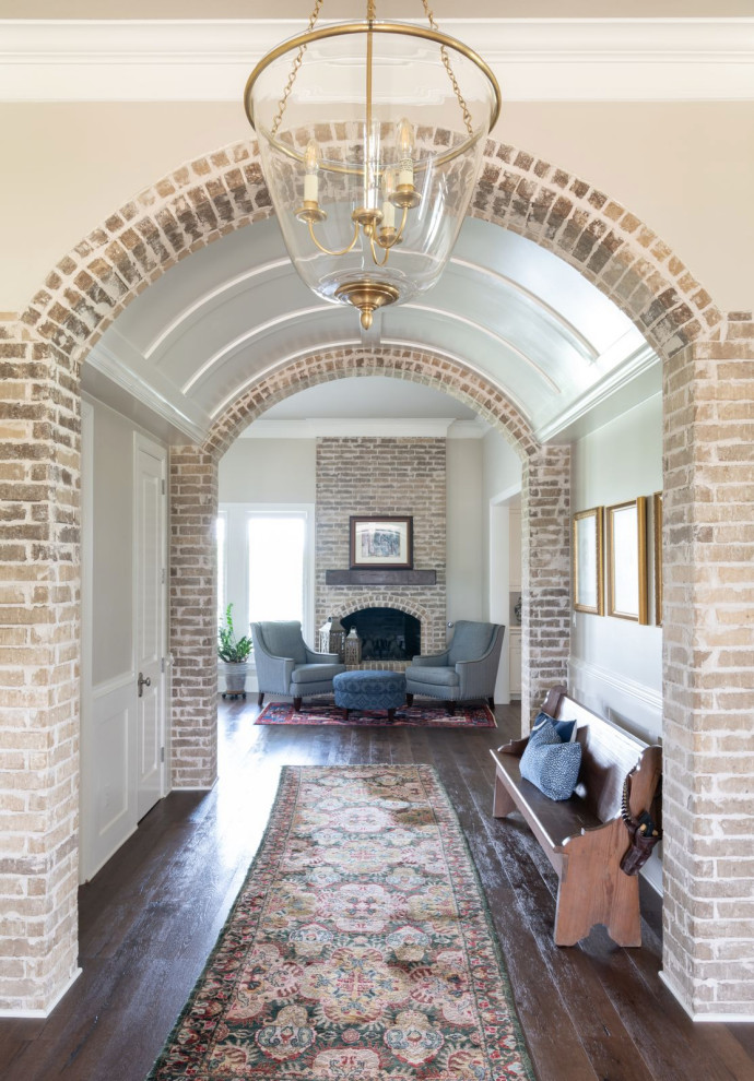 Classic, Fresh New Traditional Custom Home - Traditional - Hall ...